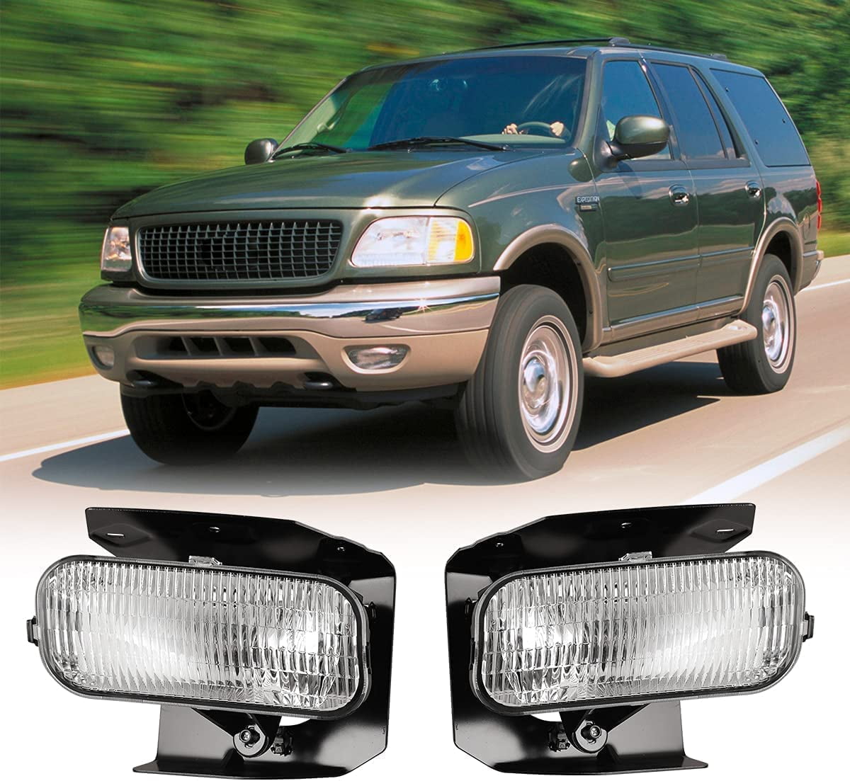 Fog Light for 99-03 Ford F-150,04 Ford F-150, 99-02 OEM Ford Expedition ...