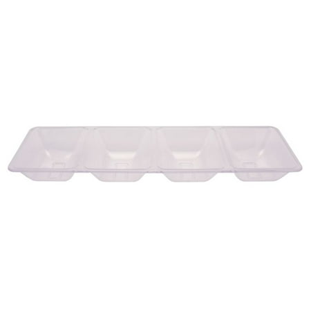 Form & Function Tray, Plastic 16" 4-Compartment Tray, Form & Function ...