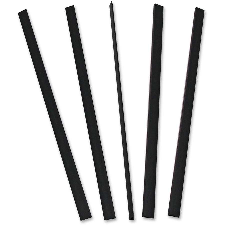 C-Line Binding Bars Only - Black, 11 x 1/8, 100/BX, 34551 | Bundle of 2 ...