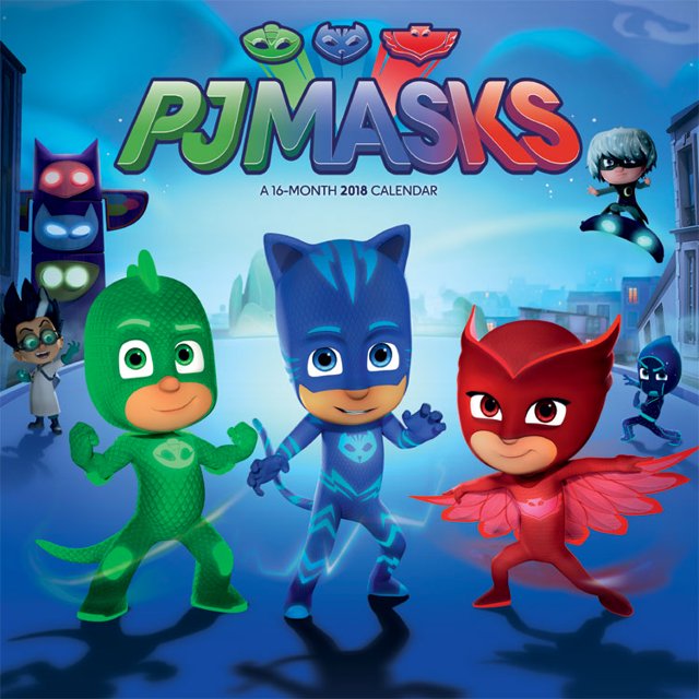 PJ Masks 2018 Wall Calendar - Walmart.com