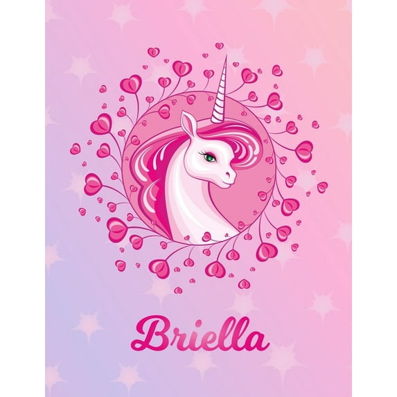 Briella: Briella Magical Unicorn Horse Large Blank Pre-K Primary Draw ...