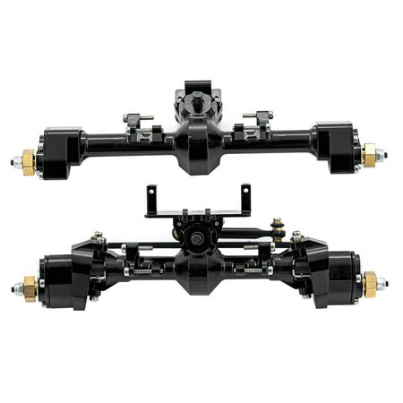 RC Car Front Axle Rear Axle Aluminum Alloy RC Axles Replacements for 1/ ...
