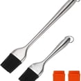Basting Brush - Grilling BBQ Baking, Pastry and Oil Stainless Steel ...