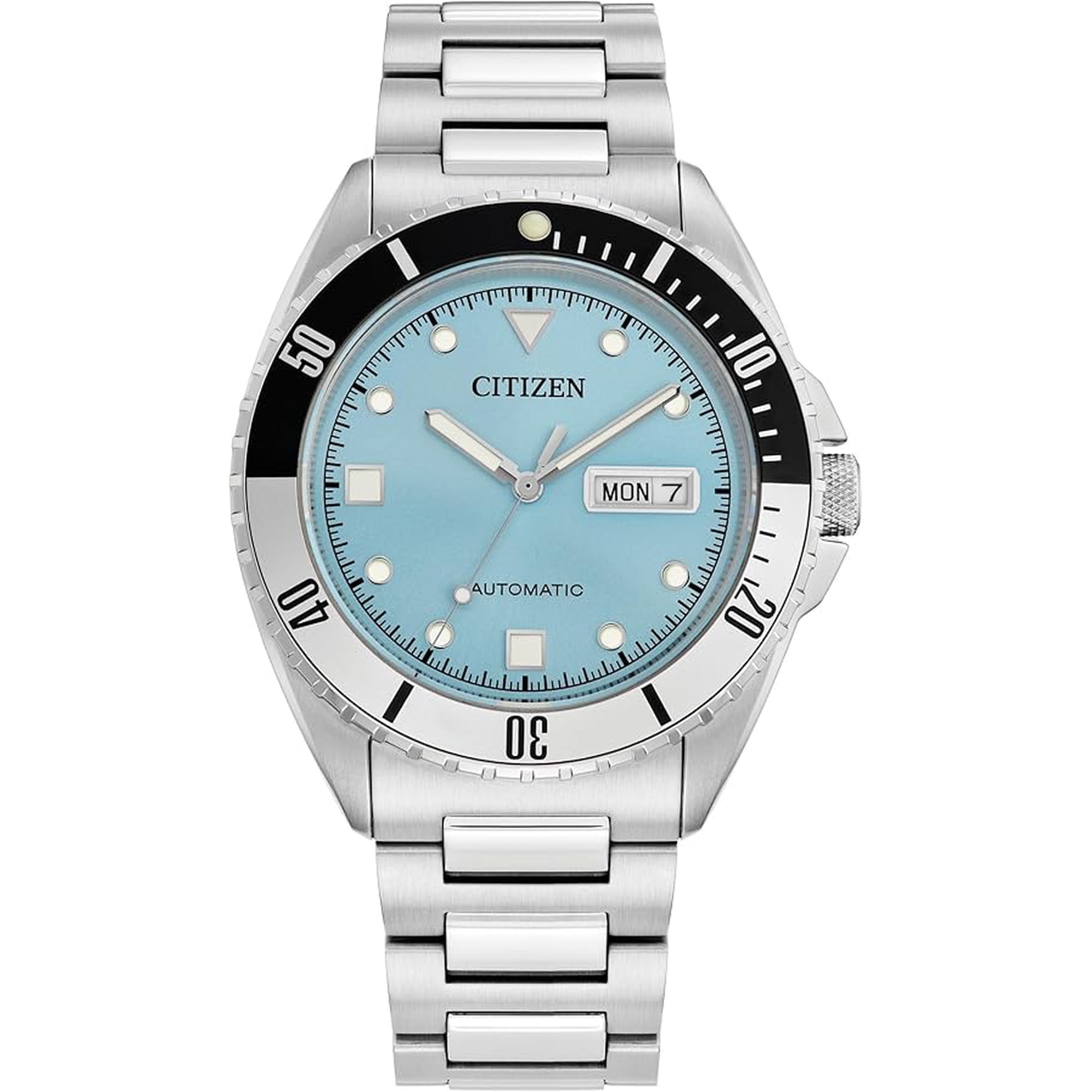 Click here for Citizen Sport Automatic Light Blue Sunray Dial Sta... prices
