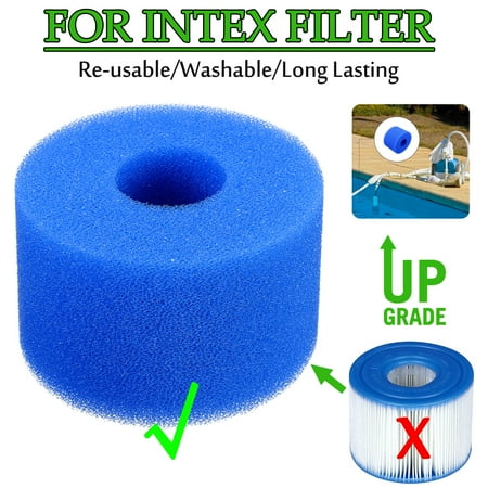 Pure Spa Reusable/Washable Foam Hot Tub Filter Cartridge For Intex S1 ...