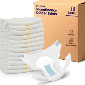 Adult Incontinent Brief ProCare Tab Closure Large Disposable Heavy ...