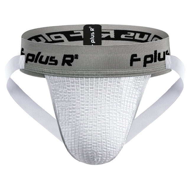 Mizok Mens Jockstraps Sexy Jock Strap Mesh Breathable Underwear White