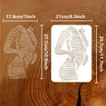 1pc Plastic Drawing Painting Stencils for Painting on Scrapbook Fabric ...