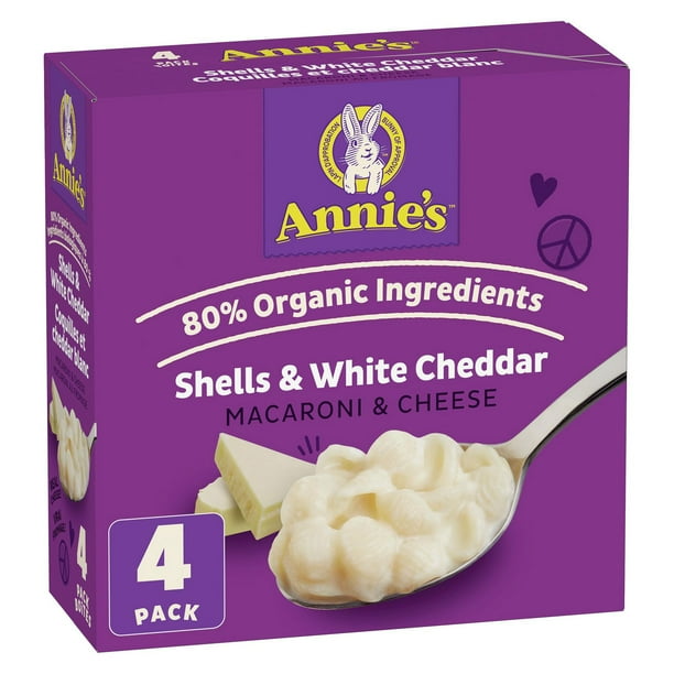 Annie's ™ Shells & White Cheddar, 4 pack x 170 g, 680 g - Walmart.ca