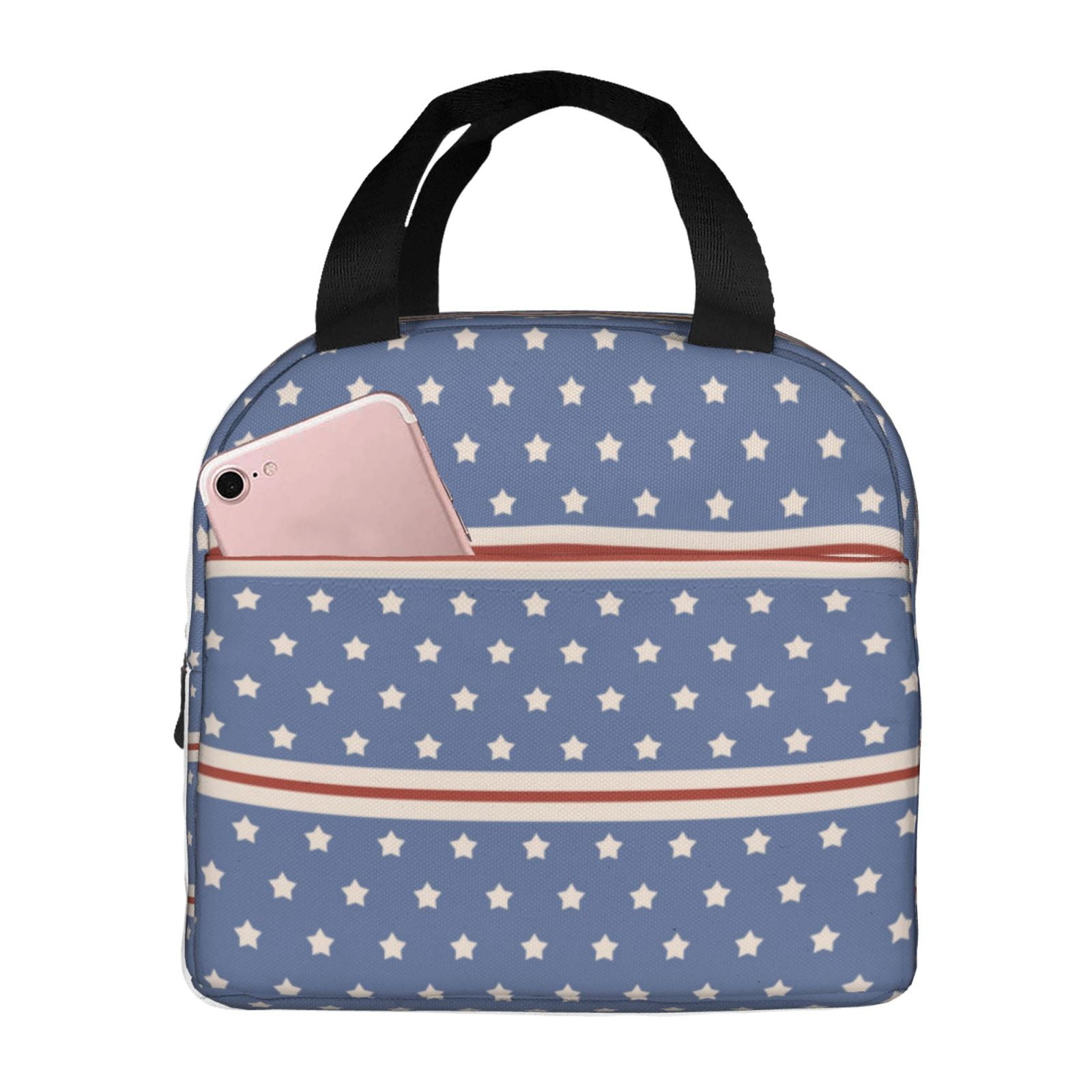 ZNDUO Reusable Lunch Bag, Insulated Lunch Bag for Women Men - Stars ...
