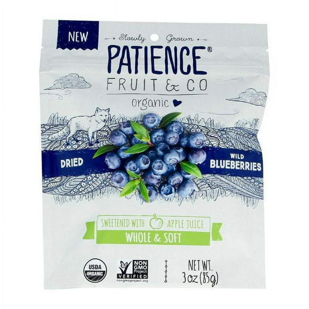 Patience Fruit & Co - Blueberries Dried Wild Organic, 85g - Walmart.ca