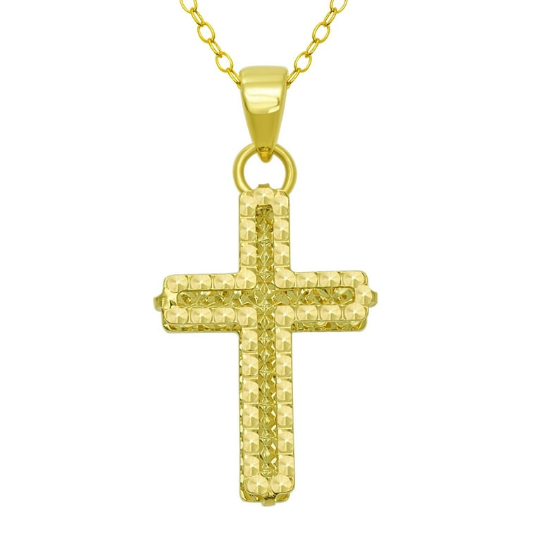Brilliance Fine Jewelry Ladies Adult 10KT Yellow Gold Cross Brilliance Fine Jewelry Ladies Adult 10KT Yellow Gold Cross