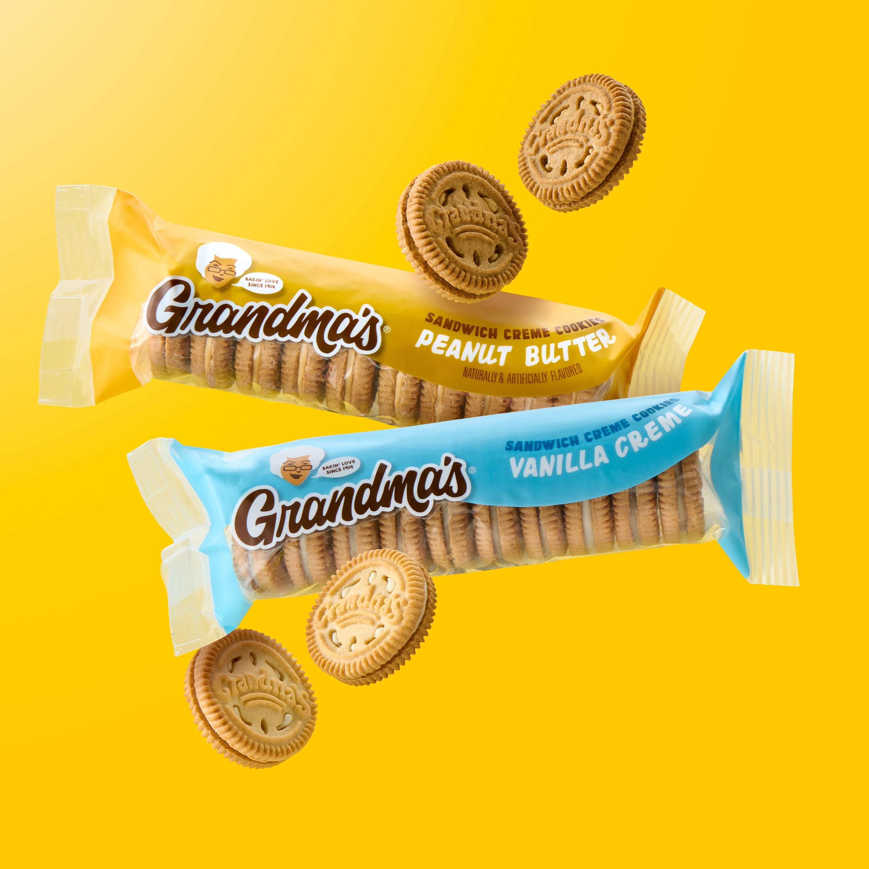 Grandmas Creme Sandwich Cookies Grandma's Mini Vanilla Creme Sandwich