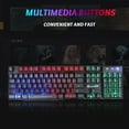 Backlit Wired Gaming Keyboard And Mouse Combo Set Rgb Led 104 Keys For Pc Laptop Desktop