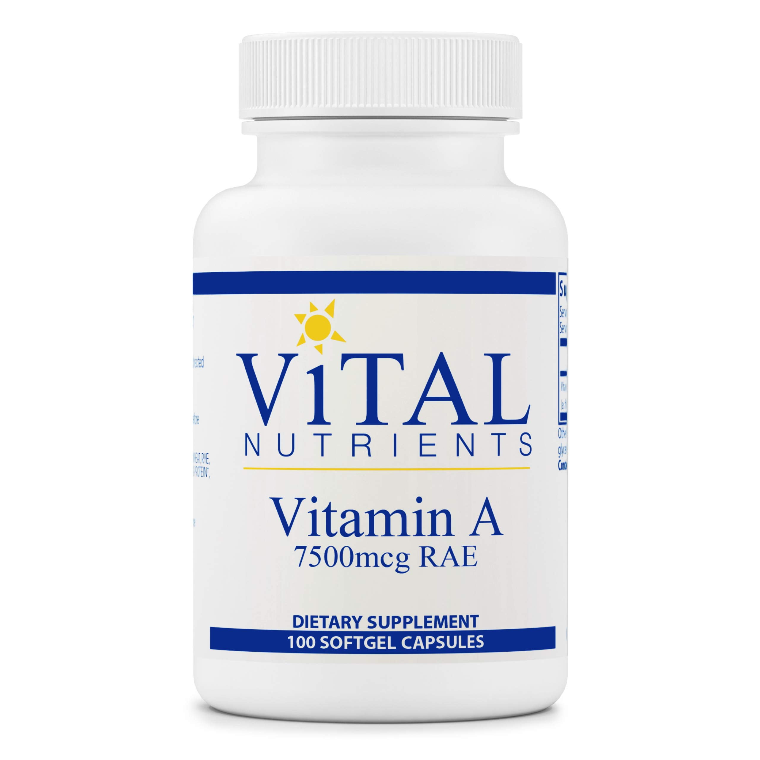 Vital Nutrients - Vitamin A (from Fish Liver Oil) - Supports Immune ...