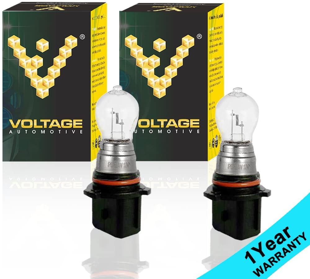 Voltage Automotive PSX26W 12278 Headlight Bulb for Fog Light,Pair ...