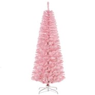 3pc Blush Pink Wired Canadian Pine Tree Set - Christmas or Everyday ...