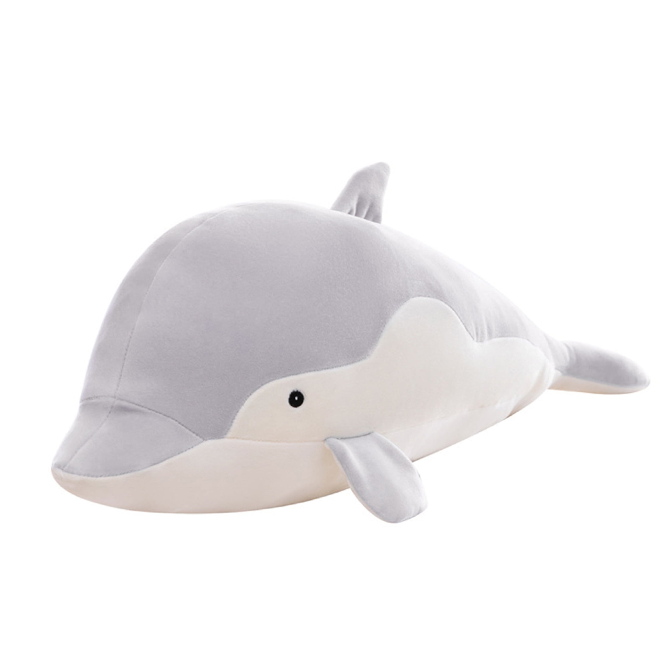 Surakey Soft Plush Dolphin Stuffed Animals 27/19/11 Inch Gray Dolphin ...