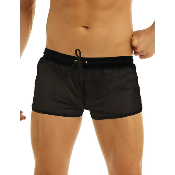 Mens See Through Swimwear