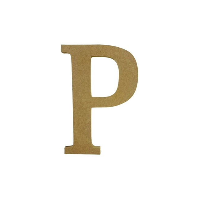 4" Wood Greek Letter Rho Ρ Unfinished, Fraternity and Sorority Greek ...