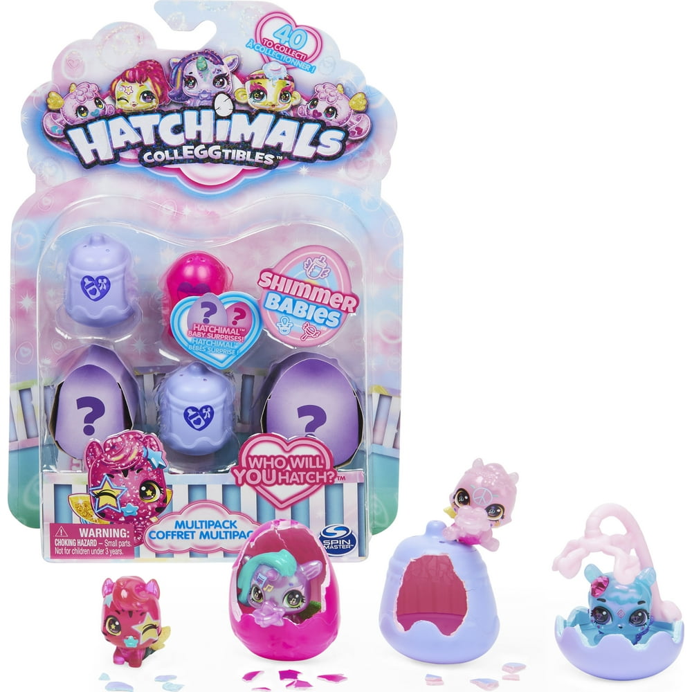 Hatchimals CollEGGtibles, Shimmer Babies Multipack with Baby Accessory ...