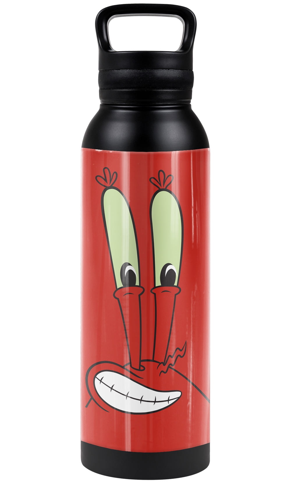 Spongebob Official Mr. Krab Face 24 oz Insulated Canteen Water Bottle ...