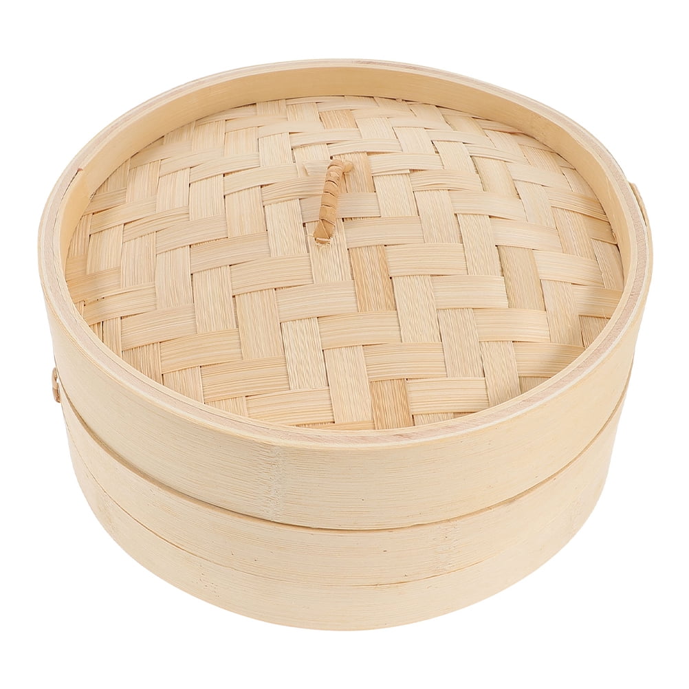Click here for Etereauty 1 Set Bamboo Steamer Basket With Lid Hou... prices