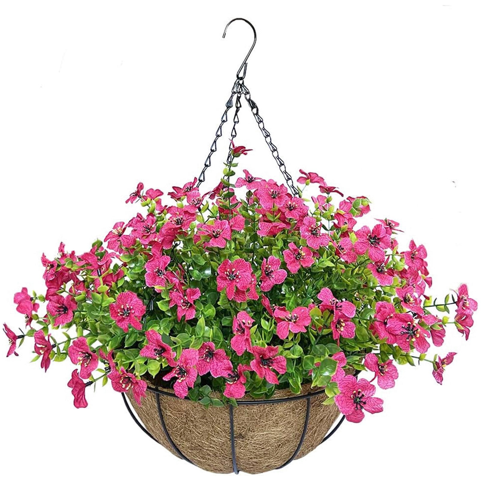 Click here for Dusknt Flower Basket Decoration  Artificial Hangin... prices