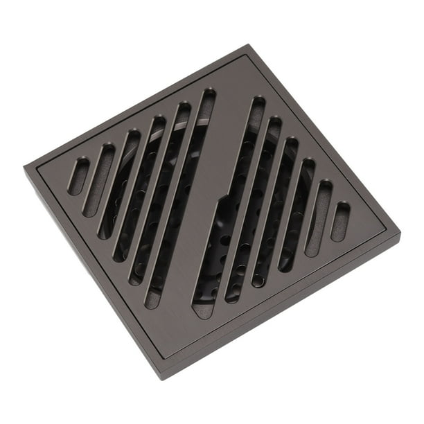 Square Shower Floor Drain, Corrosion Proof Gray Spills Clogs Stainless ...