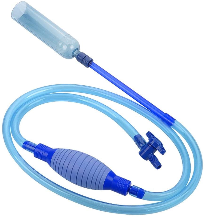 Aquarium vacuum siphon pump - 2.3 m - with flow control valve ...