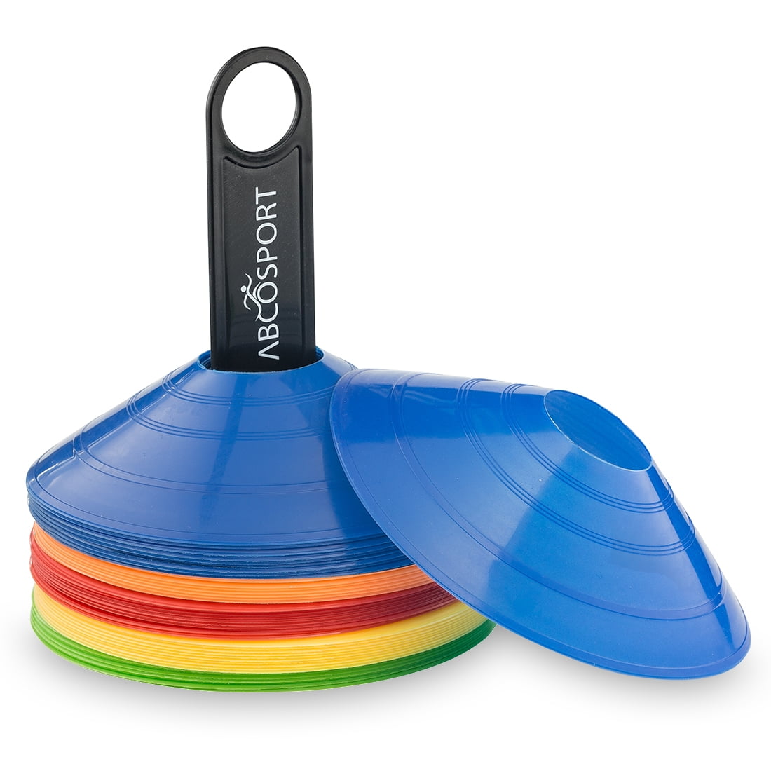 Disc Cone Set of 50 Flexible Multi Color Sport Marker Training Discs ... Disc Cone Set of 50 Flexible Multi Color Sport Marker Training Discs ...