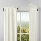 Beruichy 2 Pcs Swing Arm Curtain Rods,1/2 in Adjustable Metal Rods with ...