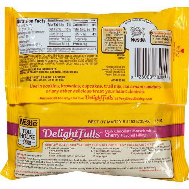 Nestle Chocolate Chips Nutrition Facts