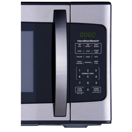 Hamilton Beach 1.1 Cu. Ft. 1000W Stainless Steel Microwave | EstoreInfo