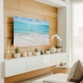 Indoor TV Cover 50 Inch, Summer Beach Elastic Monitor Dust Covers for ...