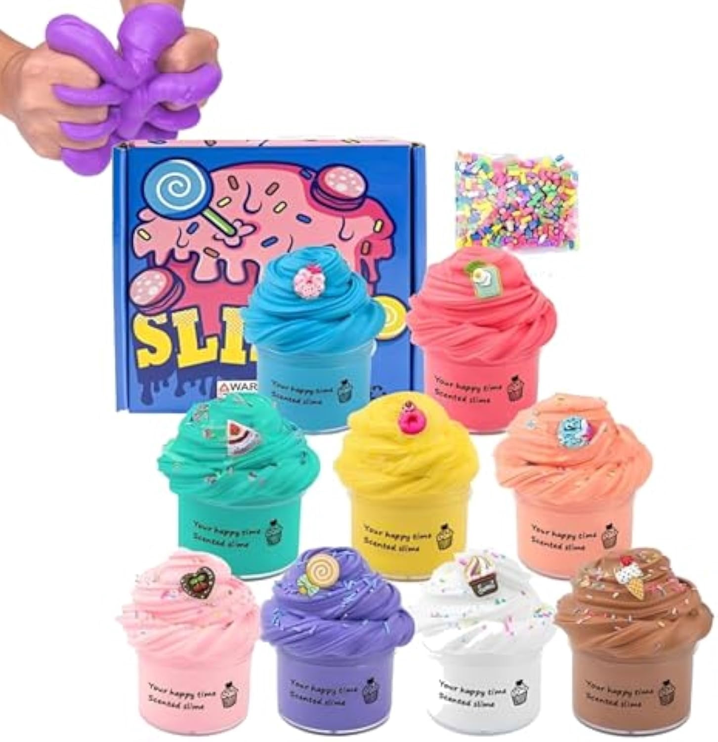 Slime Kit Fabricateup/Gettoreach DIY Soft & Squishy Clay Scented Super ...