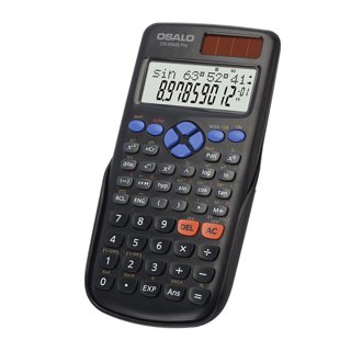 OSALO Scientific Calculator 417 Function 2 Line 10+2 Digits Written Display Solar(OS 991ES Plus ...