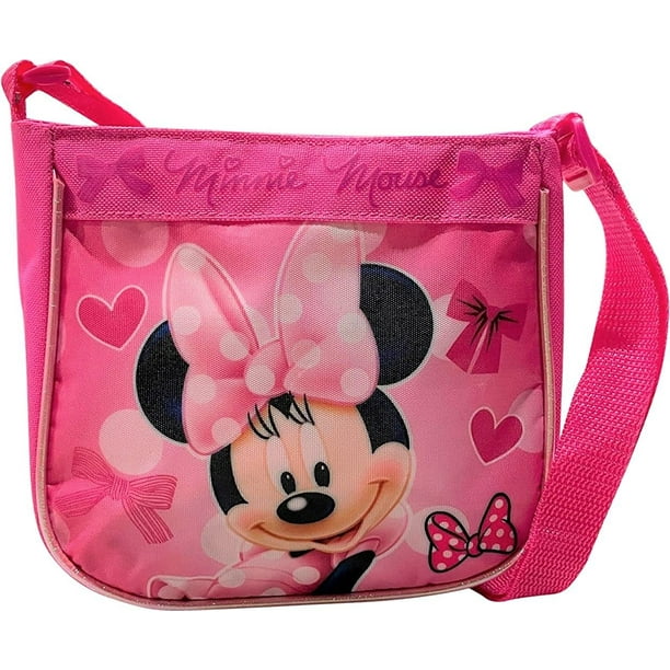 Minnie Mouse Girl's Crossbody Handbag Purse - Walmart.com