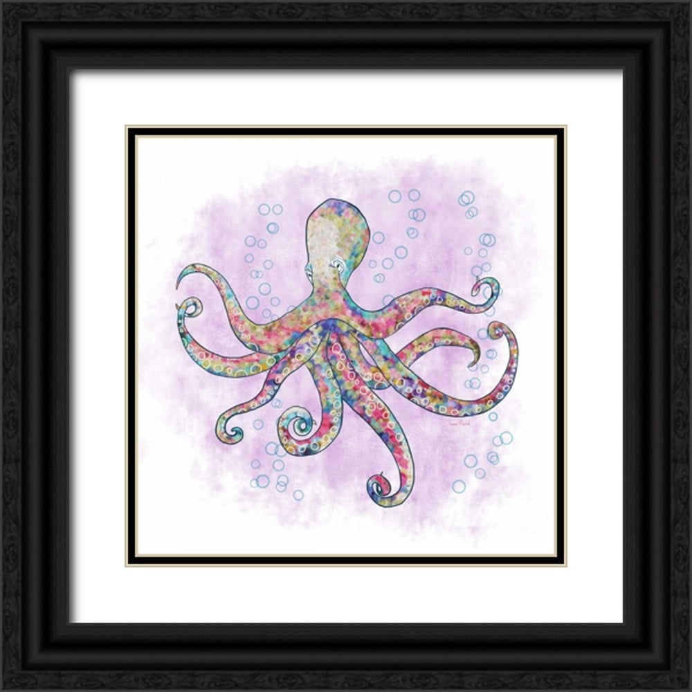 Murdock, Ramona 20x20 Black Ornate Wood Framed with Double Matting ...