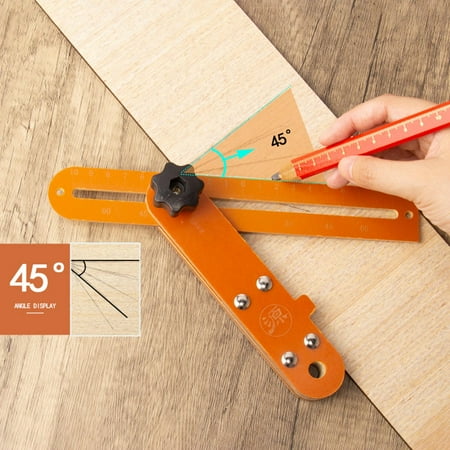 T Bevel Sliding Angle Ruler Adjustable Gauge Protractor Measurements ...