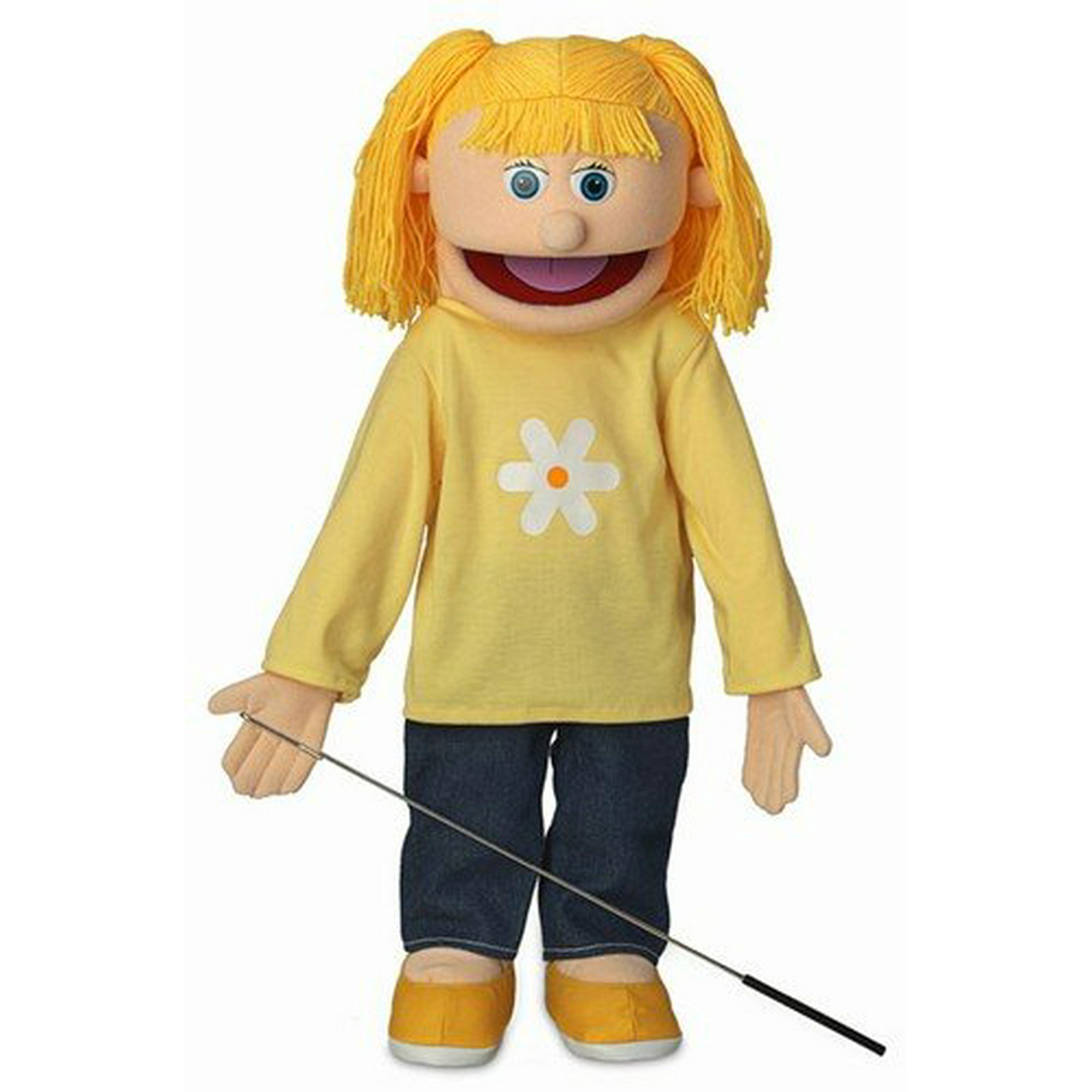 Click here for Silly Puppets Katie  Peach Girl  Full Body  Ventri... prices