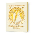 Personalized Wedding Card for Bride and Groom, Congratulations On Your ...