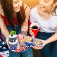 100 Pcs Patriotic Mini Loaf Pans with Lids and Forks for Muffin ...