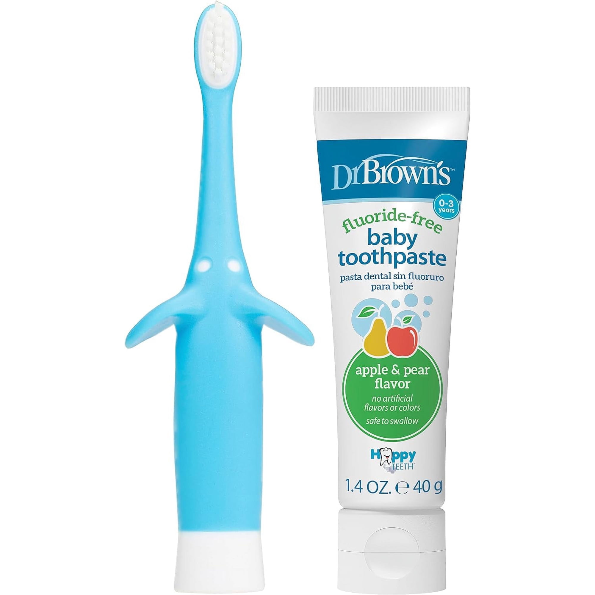 Click here for Xinqihang Infant-To-Toddler Toothbrush Set  Blue prices