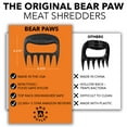 Bear Paws Meat Shredders - Includes Meat Smoking Guide Magnet - Walmart.com Bear Paws Meat Shredders - Includes Meat Smoking Guide Magnet - Walmart.com