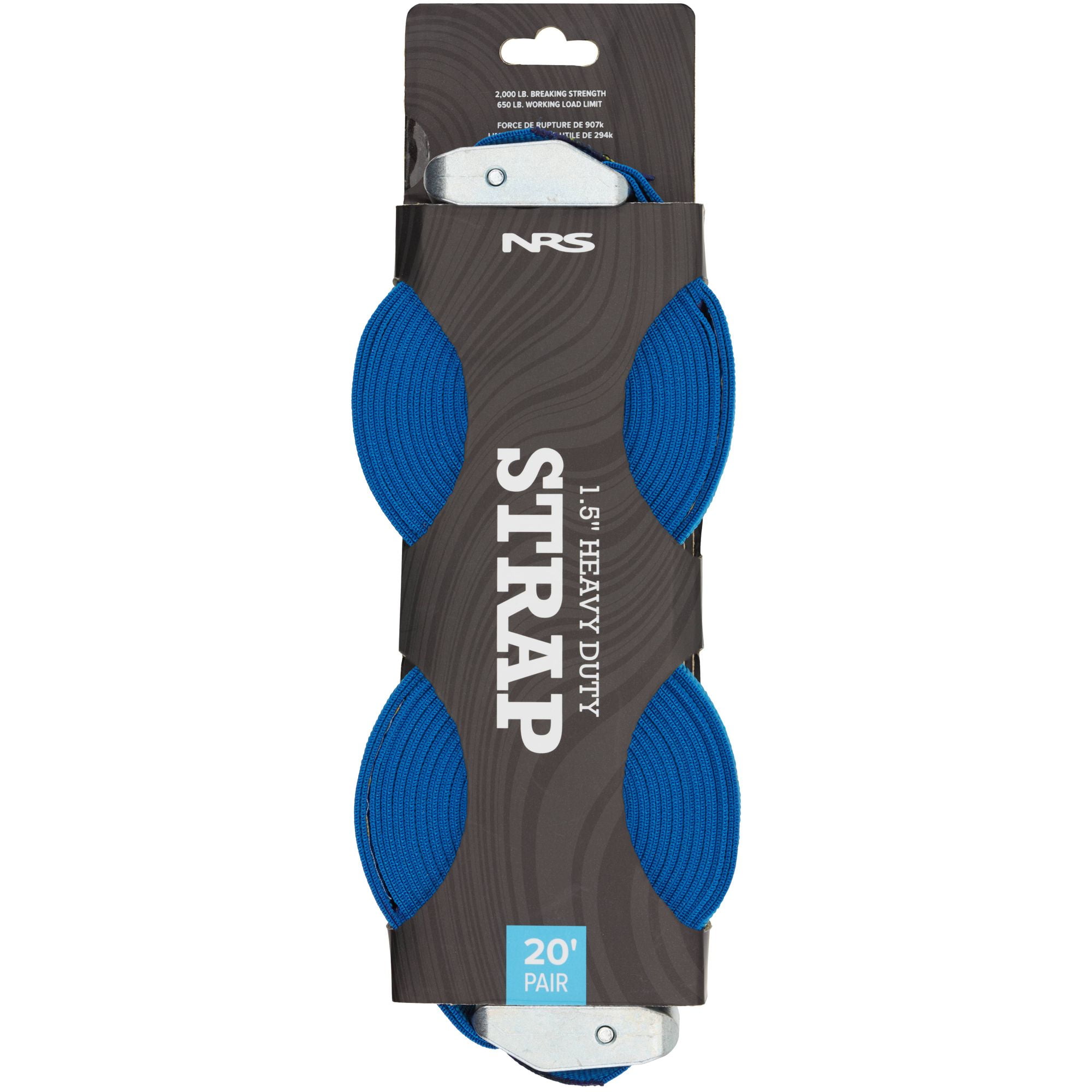 NRS 20' 1.5" Strap Pair Iconic Blue - Walmart.com
