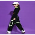 LOLANTA Girls Hip Hop Dance Clothes 3Pcs Crop Top Cargo Pants Sets ...