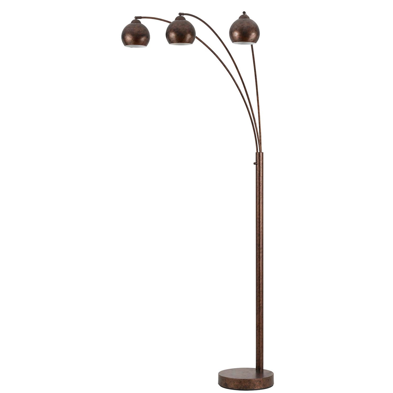 82" Height Metal Arc Lamp in Rust-Color:Rust,Finish:Rust,Material:Metal ...