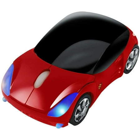 NETSENG Cool Sports Car Shaped Wireless Mouse Mini Portable Optical ...