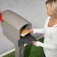 Step2 MailMaster Express Plus Plastic Mailbox Mocha Finish - Walmart.com